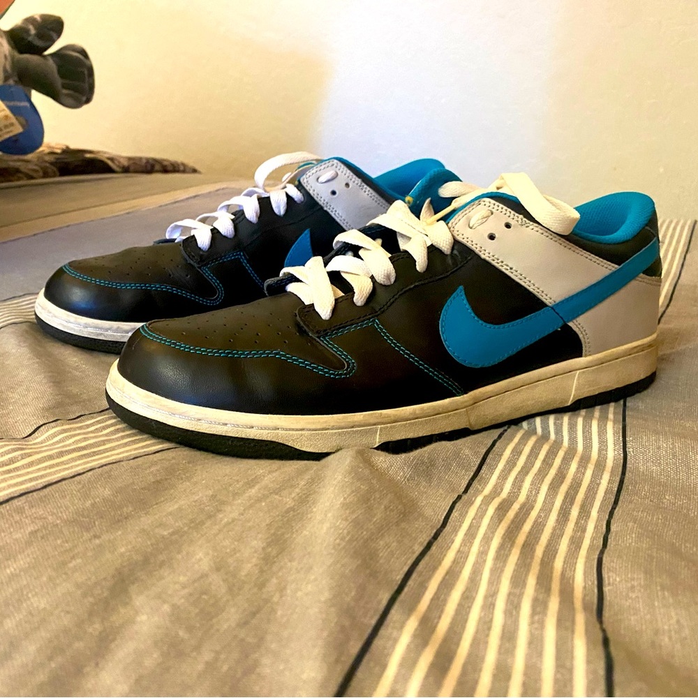 Nike Dunk Low Black Neo Turquoise - Gem
